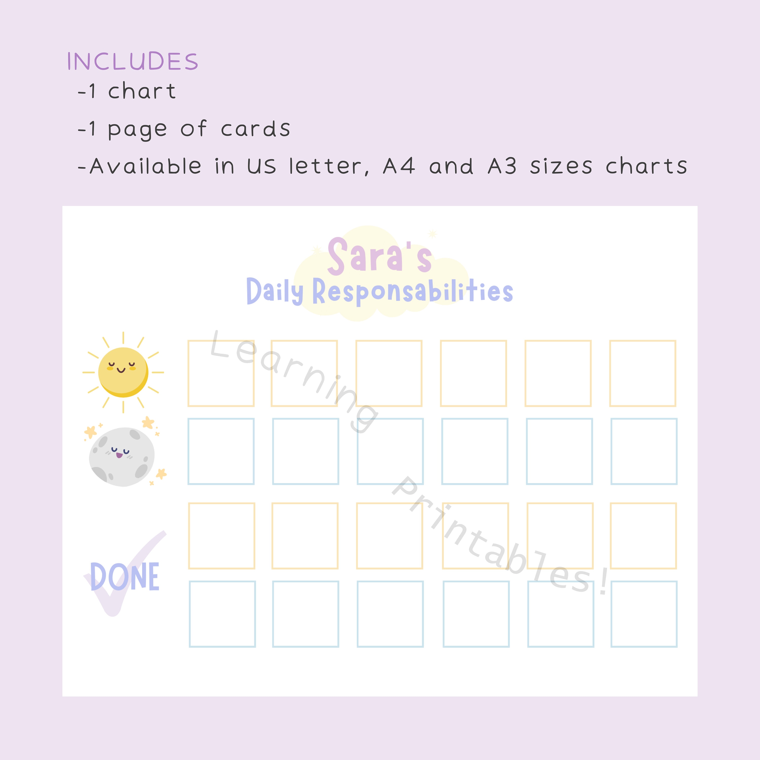 Editable Daily Routine Cards, Visual Schedule Kids, Kids Chore Chart ...
