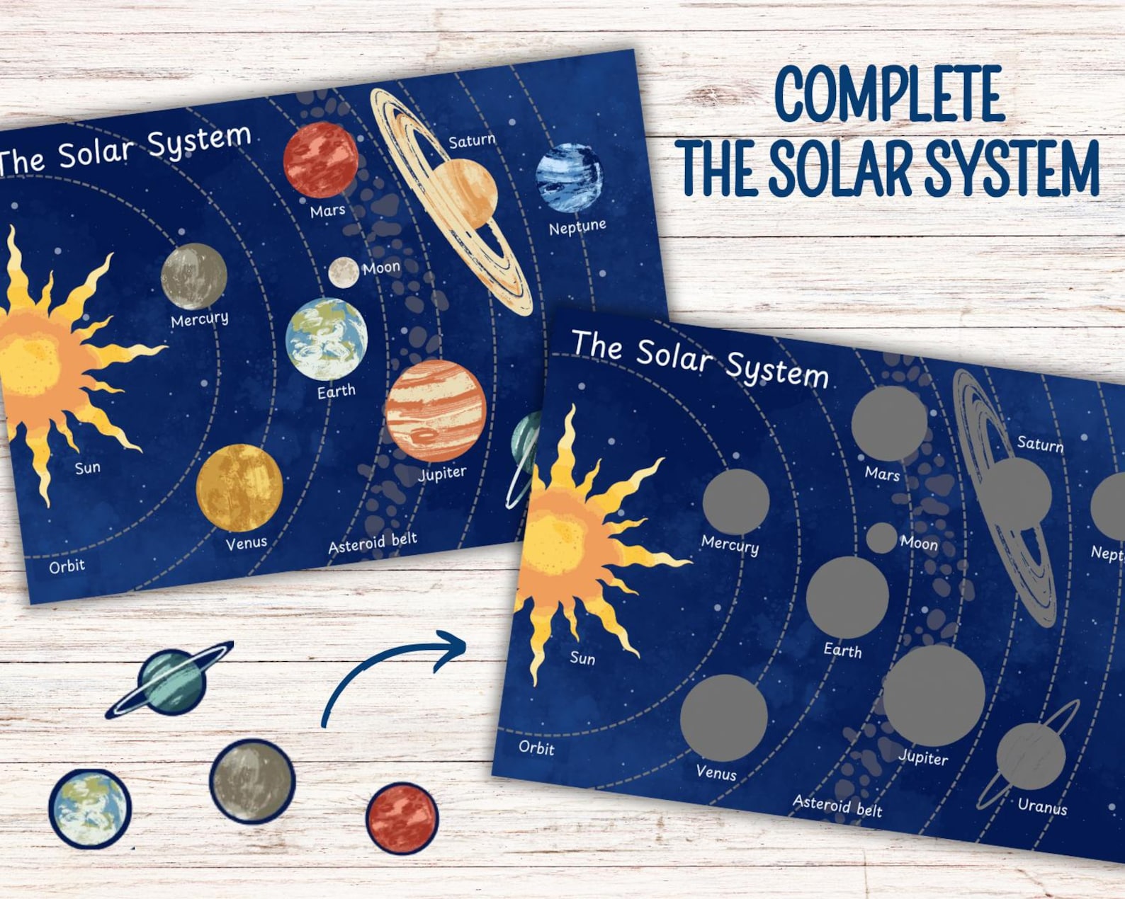 Solar System Activity Pack, Space Unit Study, Solar System Model and ...