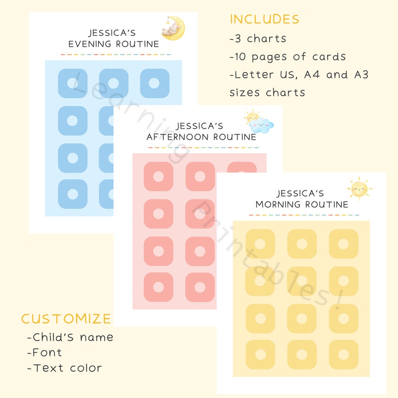 Daily Routine, Chore Chart, Chore Chart for Kids, Homeschool Planner ...