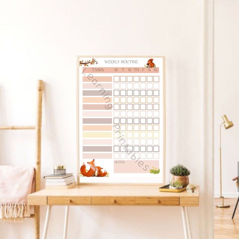 Daily Checklist, Daily Routine, Chore Chart, Chore Chart for Kids ...
