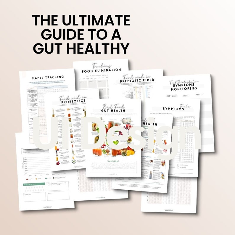 Gut Health Guide: Food List, Tracker, Anti-inflammatory Diet (printable ...