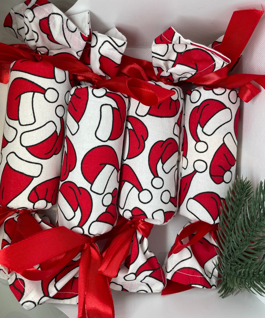 Handmade Reusable Sustainable Fabric Crackers Set of 4 - Etsy