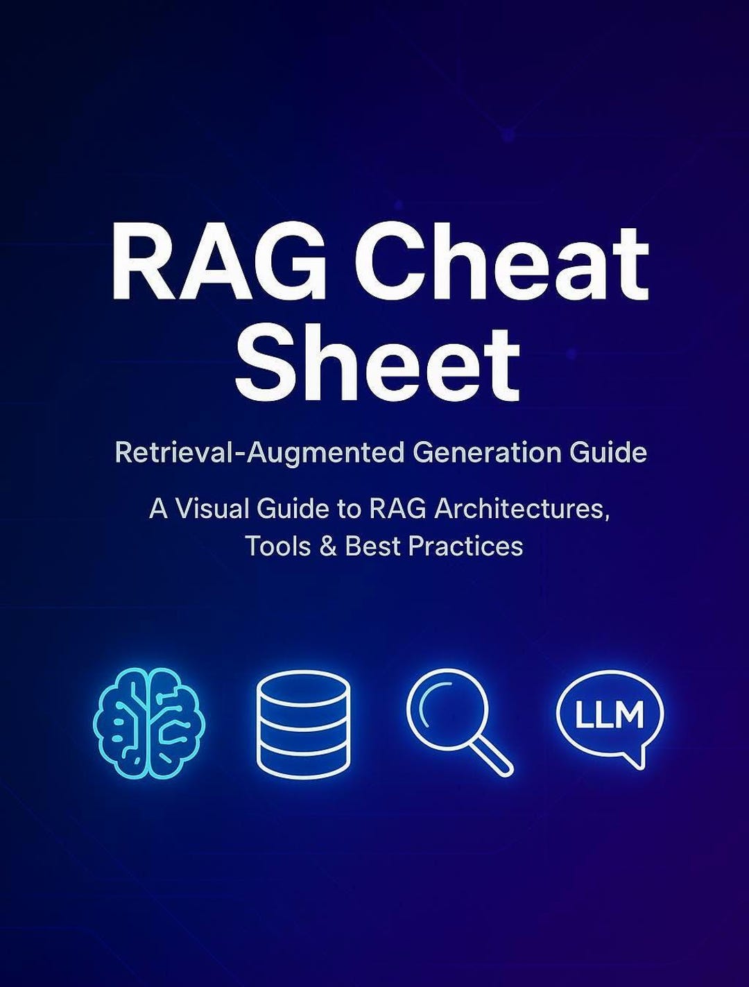 RAG Cheat Sheet PDF | Retrieval-augmented Generation Guide | Digital Download for Data ...