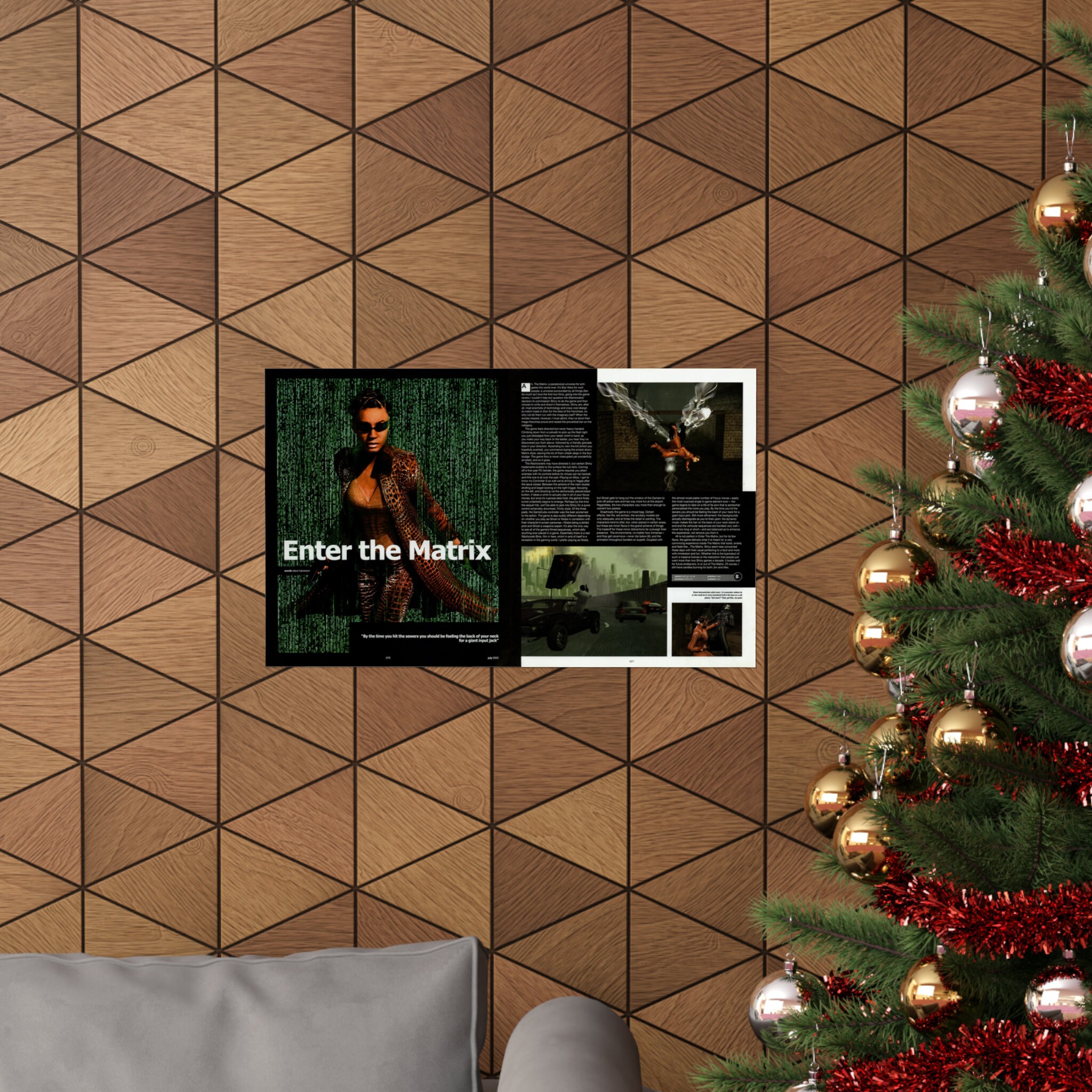 Enter the Matrix Video Game Poster 23x14, Old School Retro Gamer Gift ...