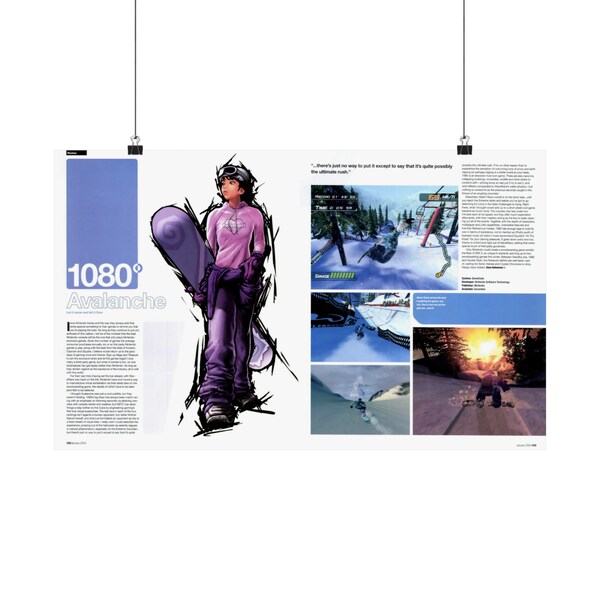 Old School Snowboard Poster - Etsy