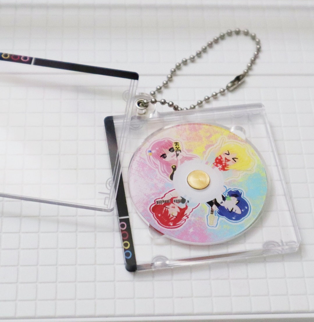 Bocchi the Rock Rotating CD Keychain Fidget - Etsy