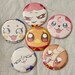 Precure Fairy Goober Pins Kururun, Milk, Tsubasa, Fuwa, Yuki and Kogumi ...