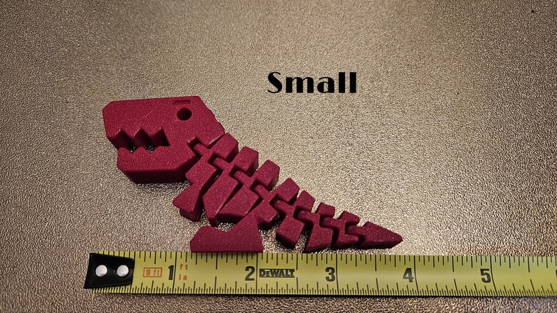 Flexi Rexi | Dinosaur Toy | 3D Printed Fidget Toy - Etsy