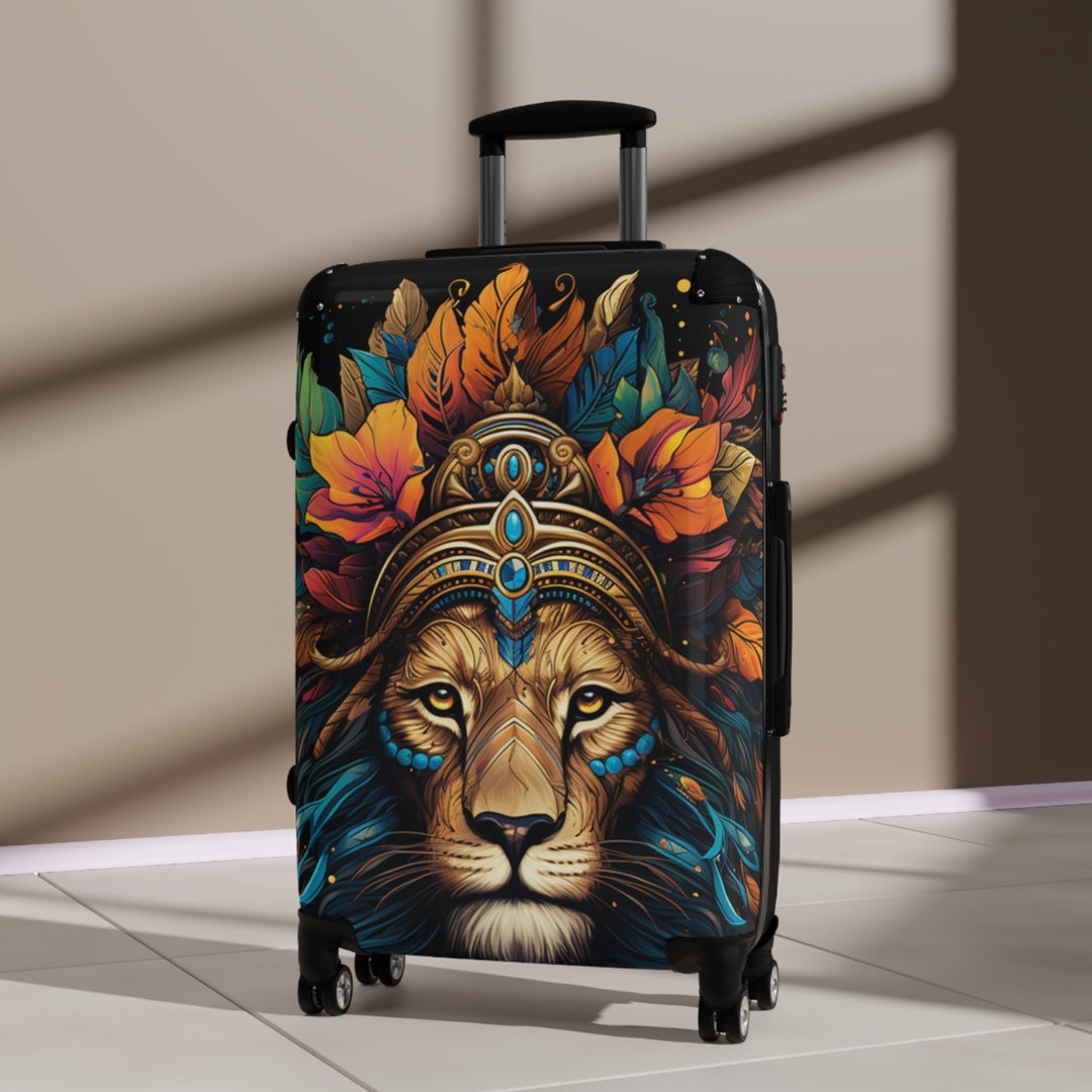African Tribal Design Suitcase for Safari or Souvenir by - Etsy