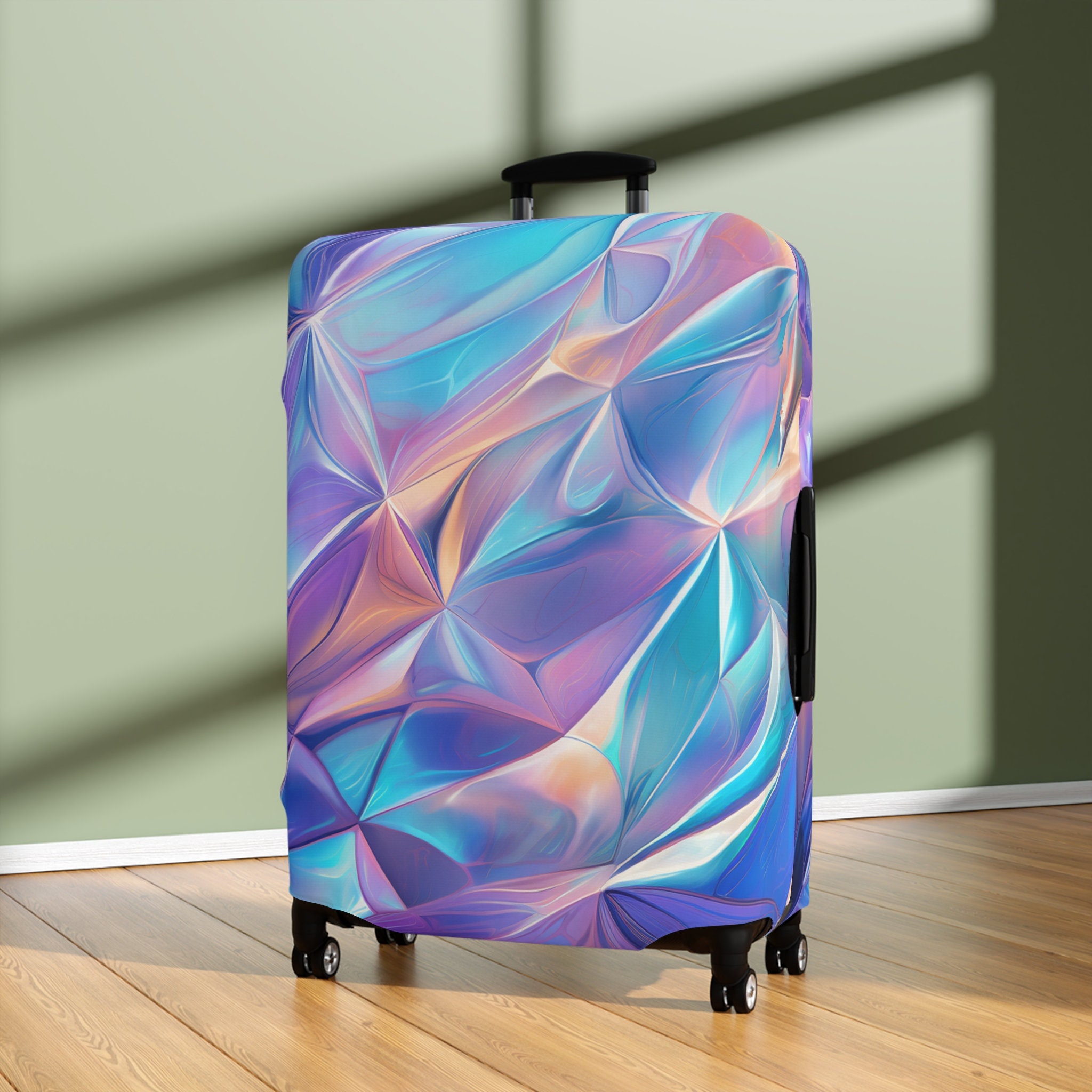 Elastic Stretch Fabric Luggage Cover Water Scratch and Dust Protector ...