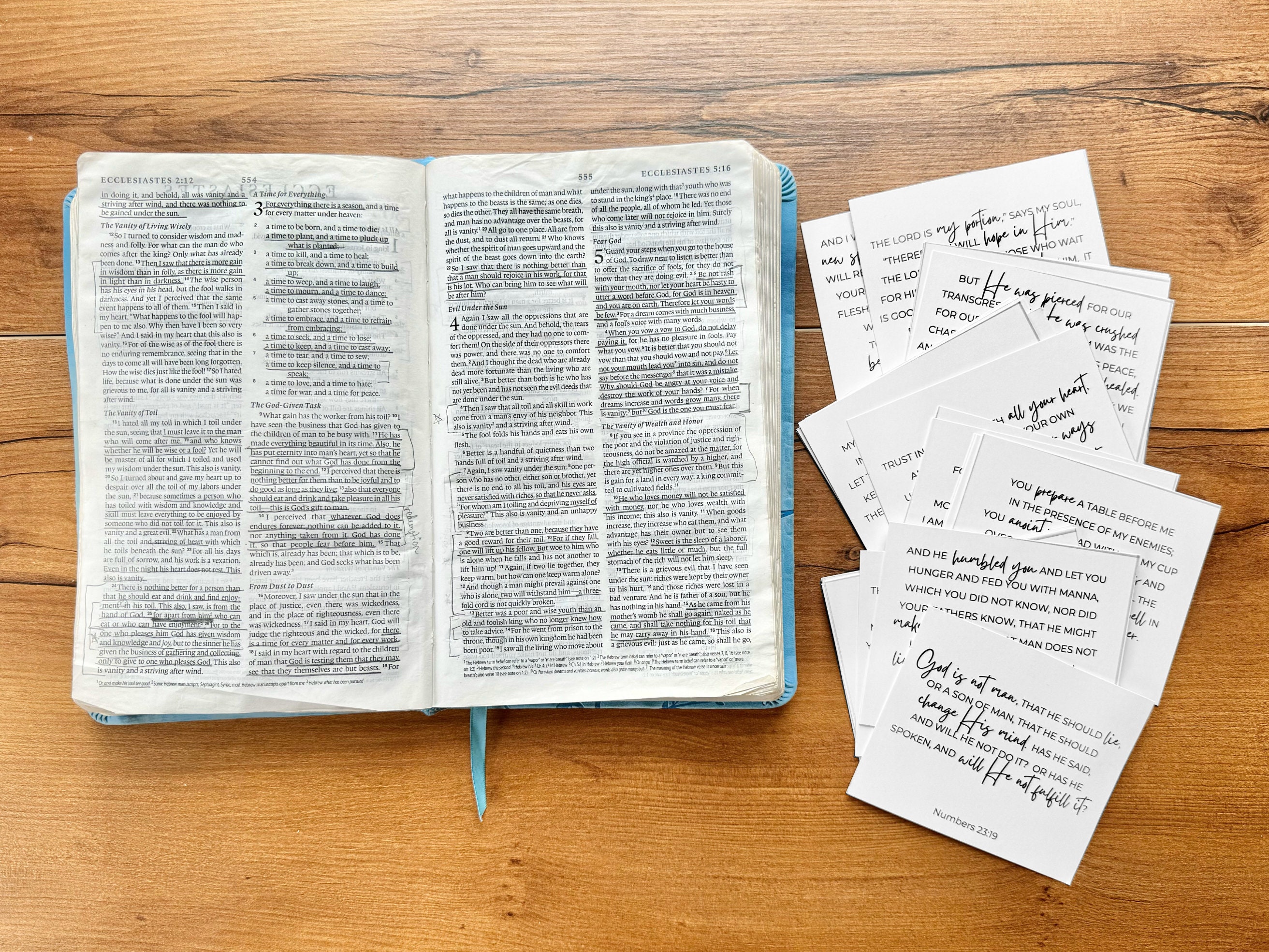 60 Encouraging Bible Verse Cards | Printable | Scripture Memory | Mini ...