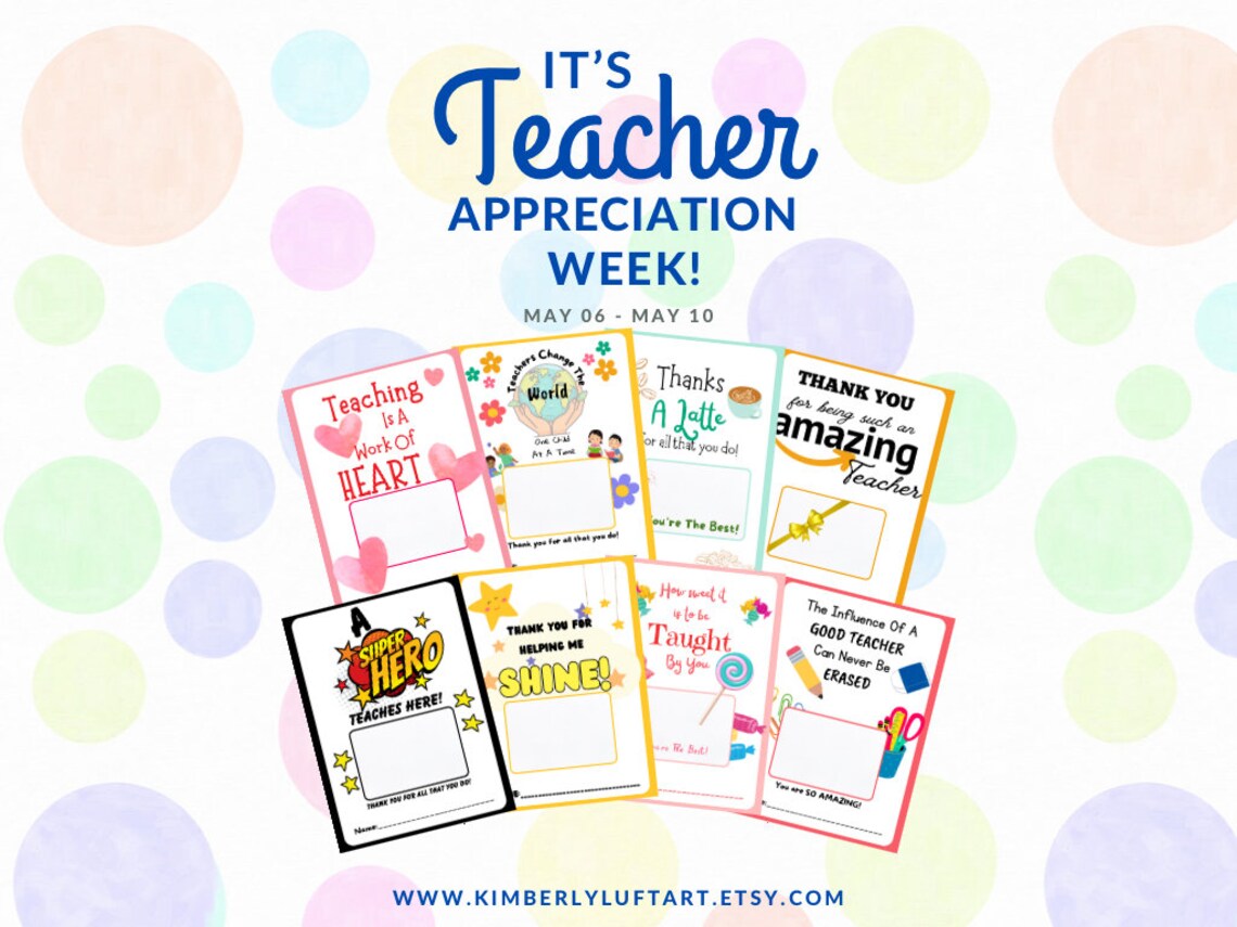 Teacher Appreciation Bundle: Teacher Appreciation Gift Card Holder ...