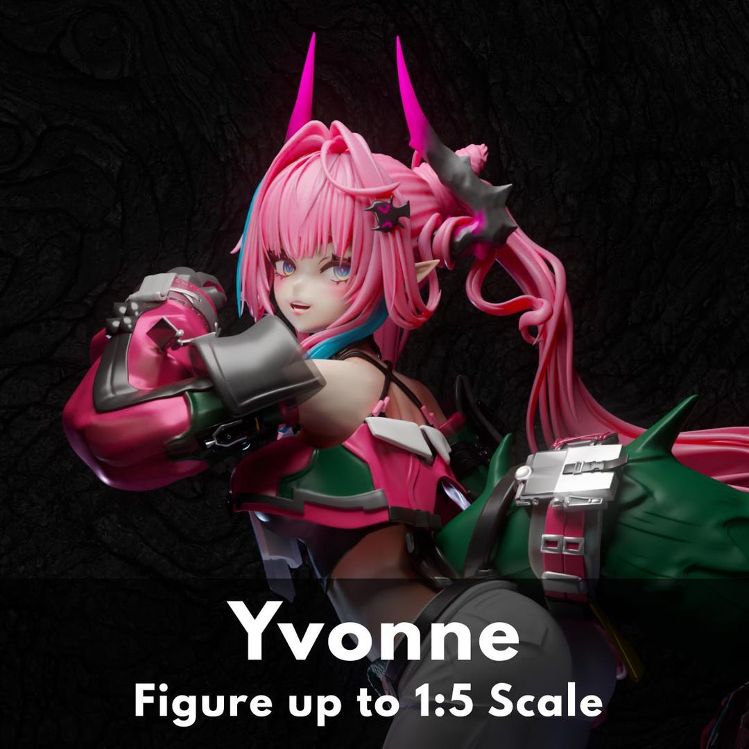 Yvonne Arknights Endfield, Fanart Figure bis zu 1:5 367mm, 16K ...