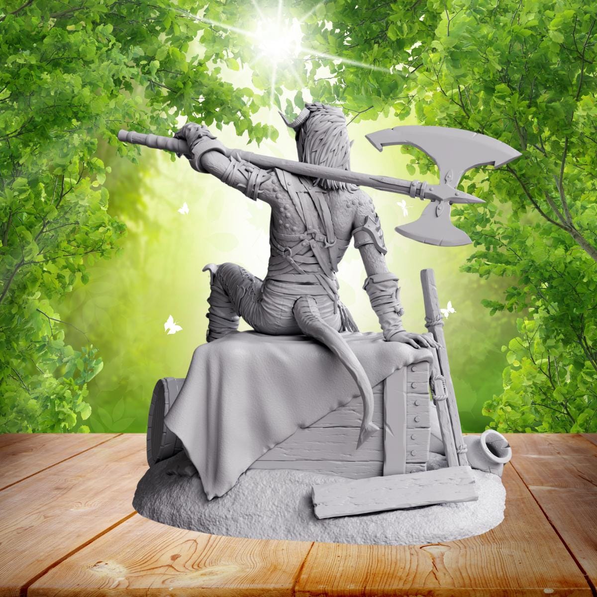 Karlach From Baldur's Gate BG3 - Miniature, Bust, Figure - 16k High Res ...