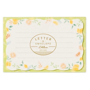 Lovely Lemon Citrus Letter Writing Set | Stationery Correspondence ...