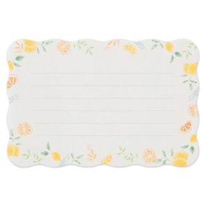 Lovely Lemon Citrus Letter Writing Set Stationery Correspondence Letter ...