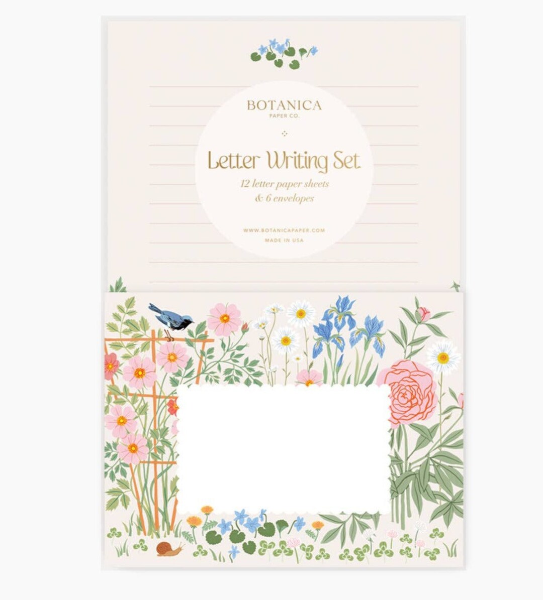 GARDEN LETTER SET by Botanica Paper Co. | Letter Writing, Stationery ...