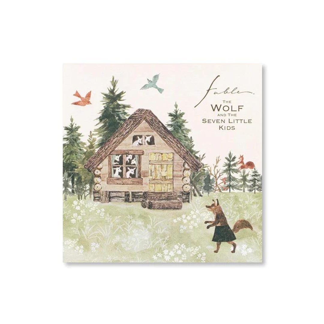 WOLF & 7 KIDS Memo Pad | Japanese Stationery, Fables, Fairytale, Wolf ...