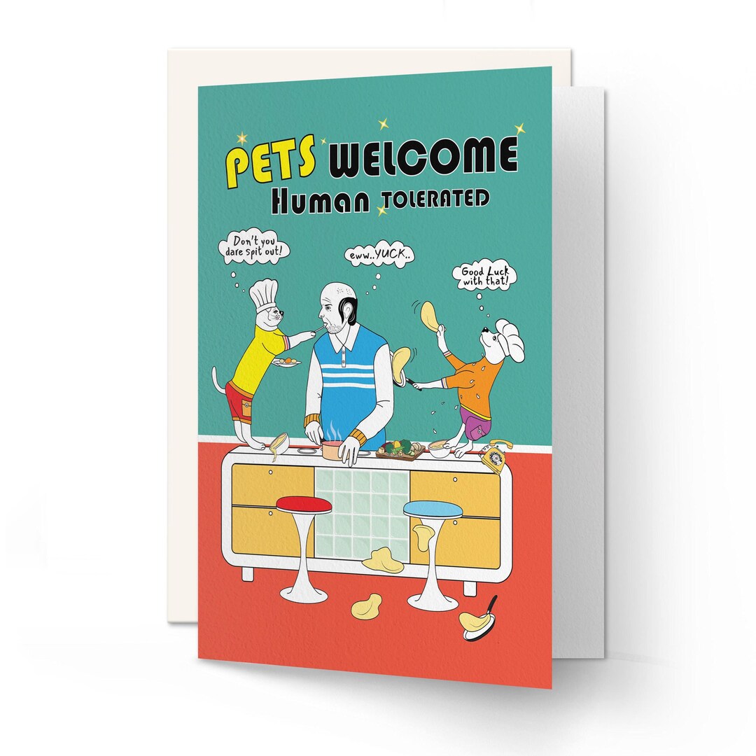 Funny Cards for Animals, Cats, Dogs and Their Humans Birthdays, Thank ...