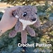 Crochet PATTERN: No-sew Weasel Snuggler - Etsy