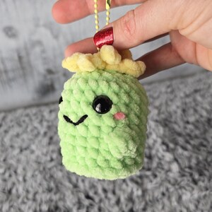 Ready to Ship - Tiny Cactus Plushie Keychain - Mini Cactus Stuffed ...