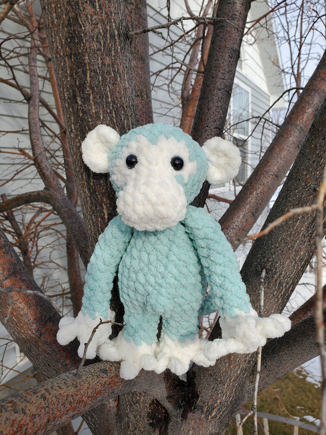 Monkey Plushie Monkey Stuffed Animal - Etsy