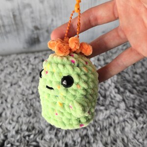 Ready to Ship - Tiny Cactus Plushie Keychain - Mini Cactus Stuffed ...