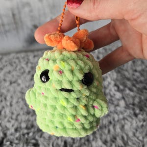 Ready to Ship - Tiny Cactus Plushie Keychain - Mini Cactus Stuffed ...
