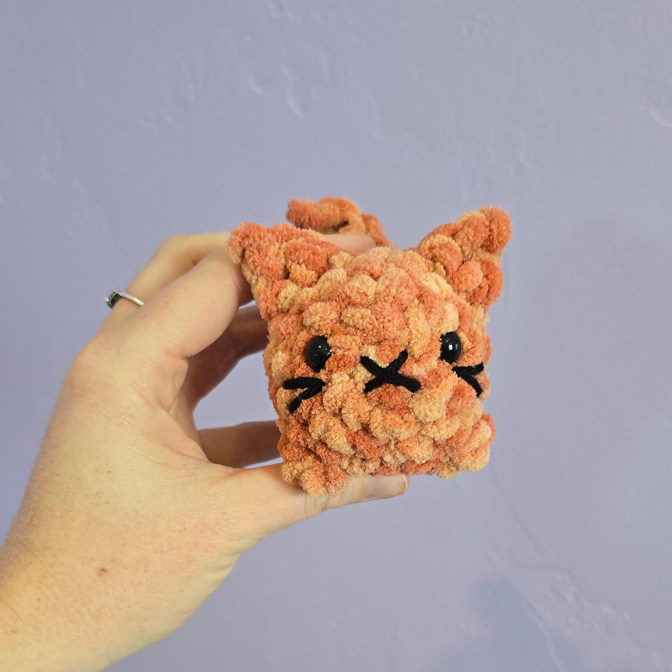 Tiny Loaf Cat Plushie - Squishy Kitten Stress Ball - Desk Buddy - Cat ...
