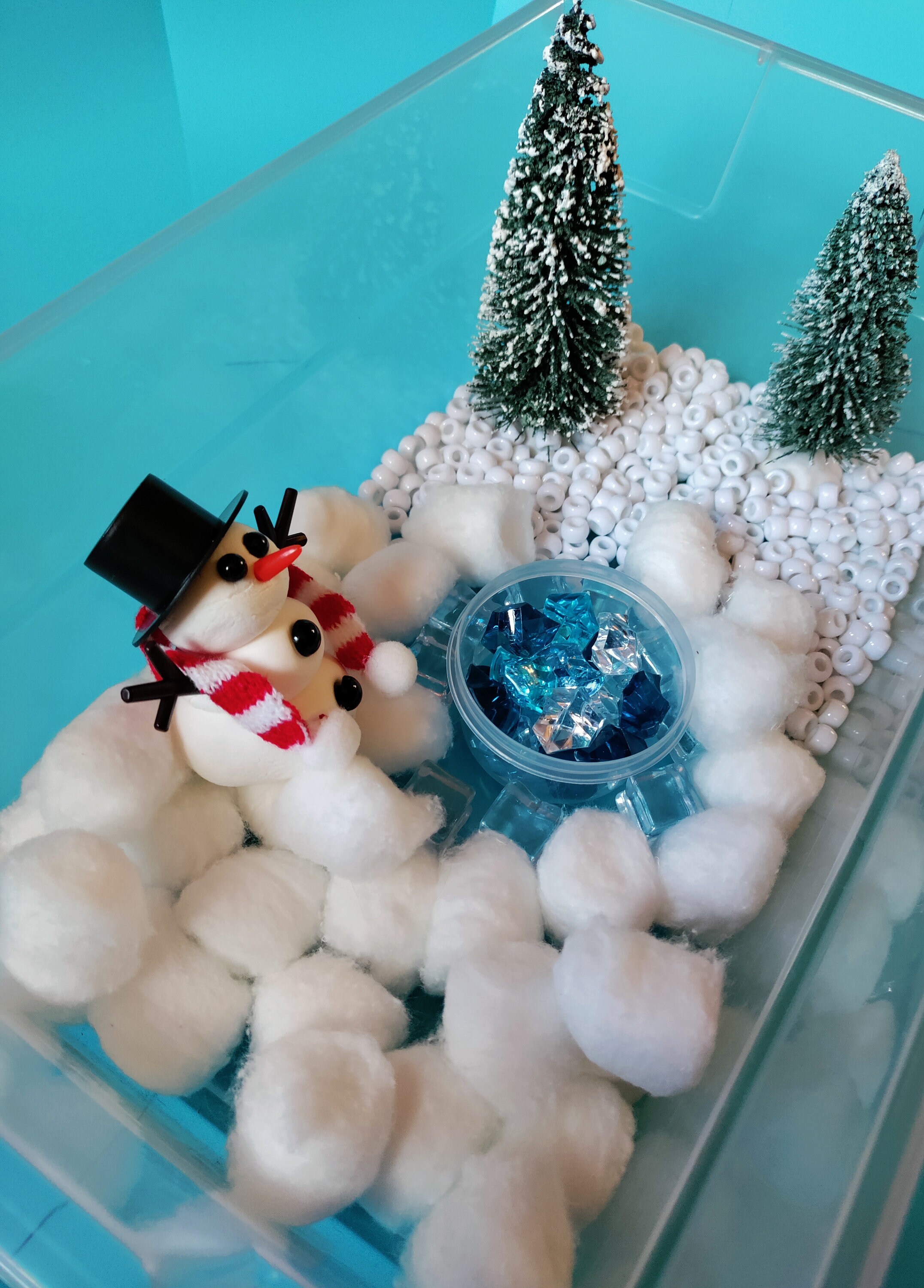 Do You Wanna Build A Snowman Sensory Bin - Etsy