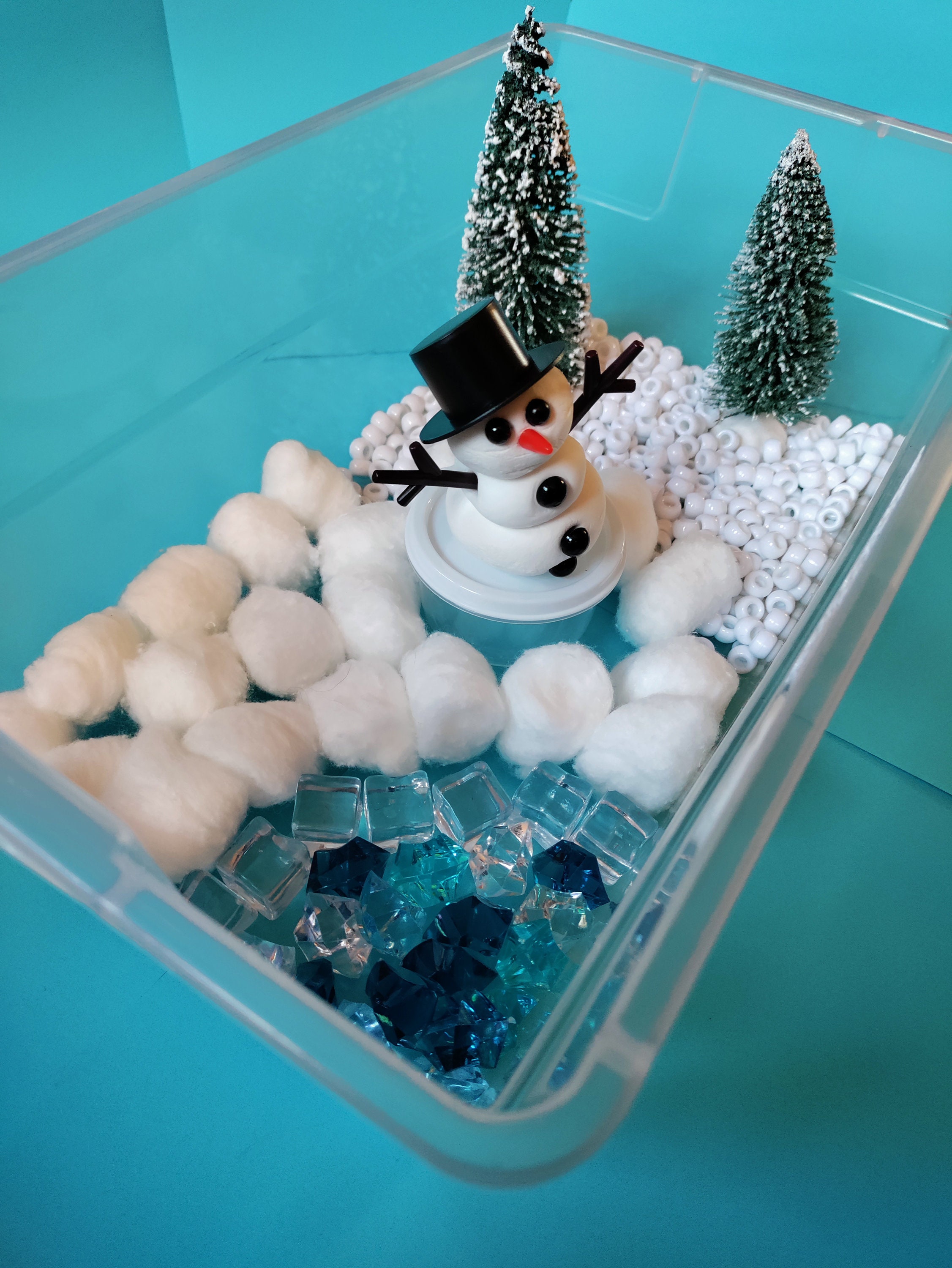 Do You Wanna Build A Snowman Sensory Bin - Etsy
