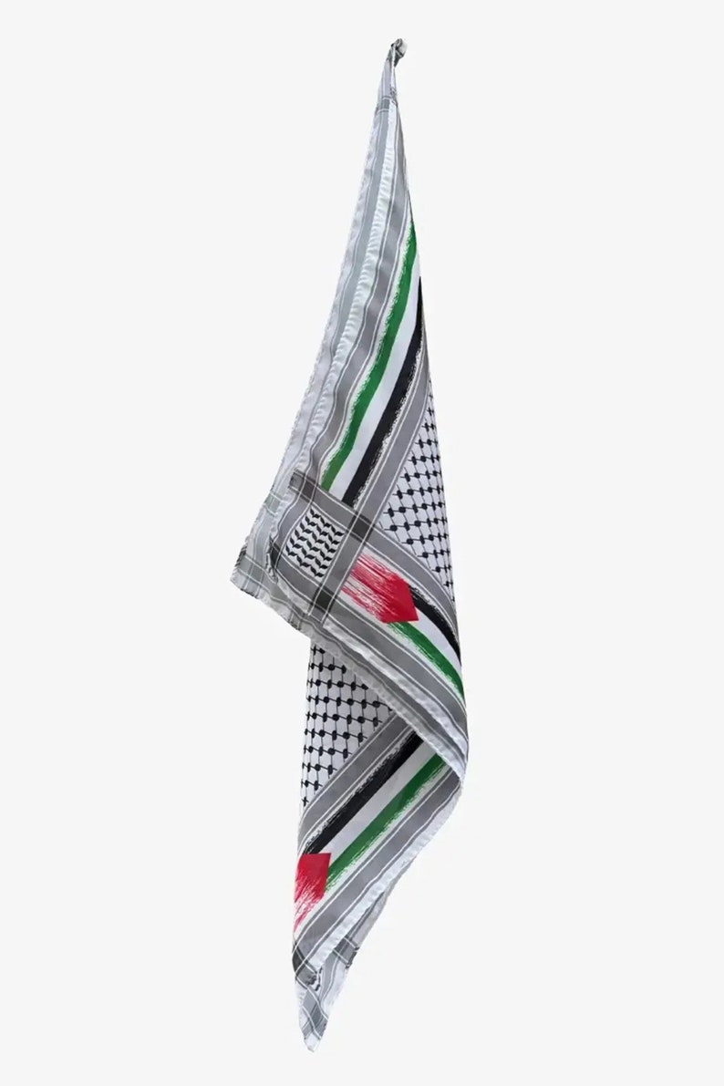 Keffiyeh Pattern Palestine Flag Scarf Shawl - Etsy