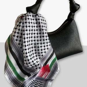 Keffiyeh Pattern Palestine Flag Scarf Shawl - Etsy