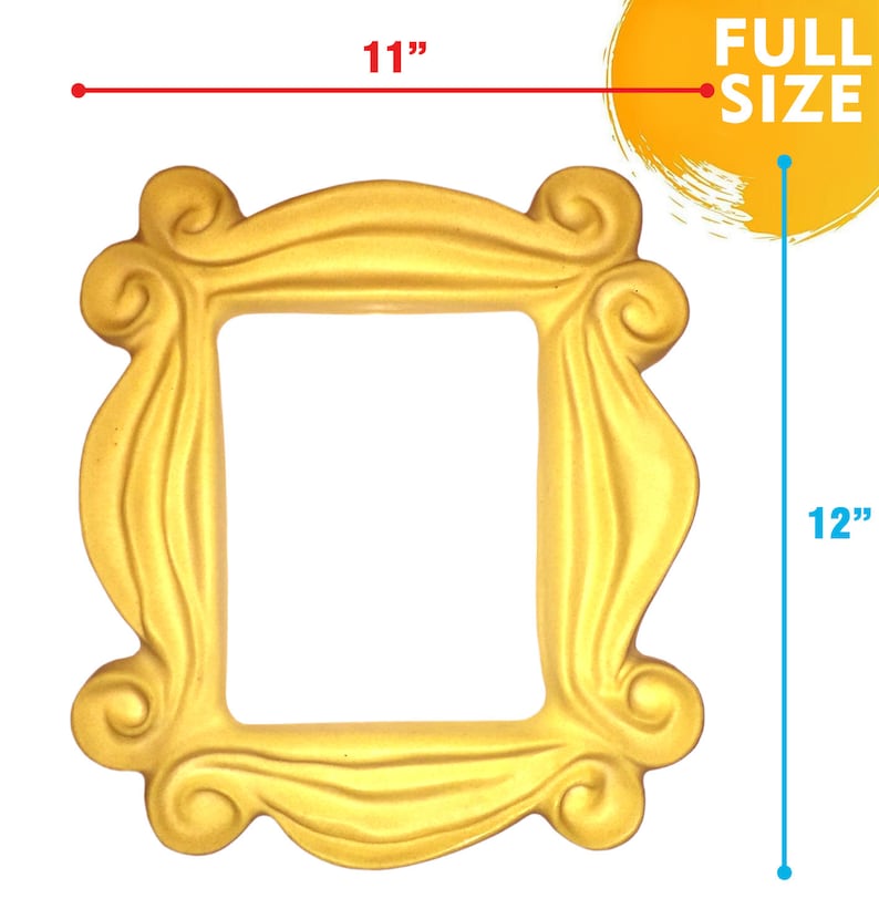 Friends Tv Show Monica's Door Peephole Yellow Picture Frame Memorabilia ...