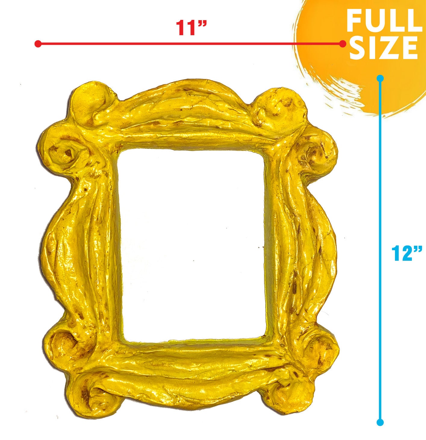 Friends Tv Show Monica's Door Peephole Yellow Picture Frame Memorabilia ...