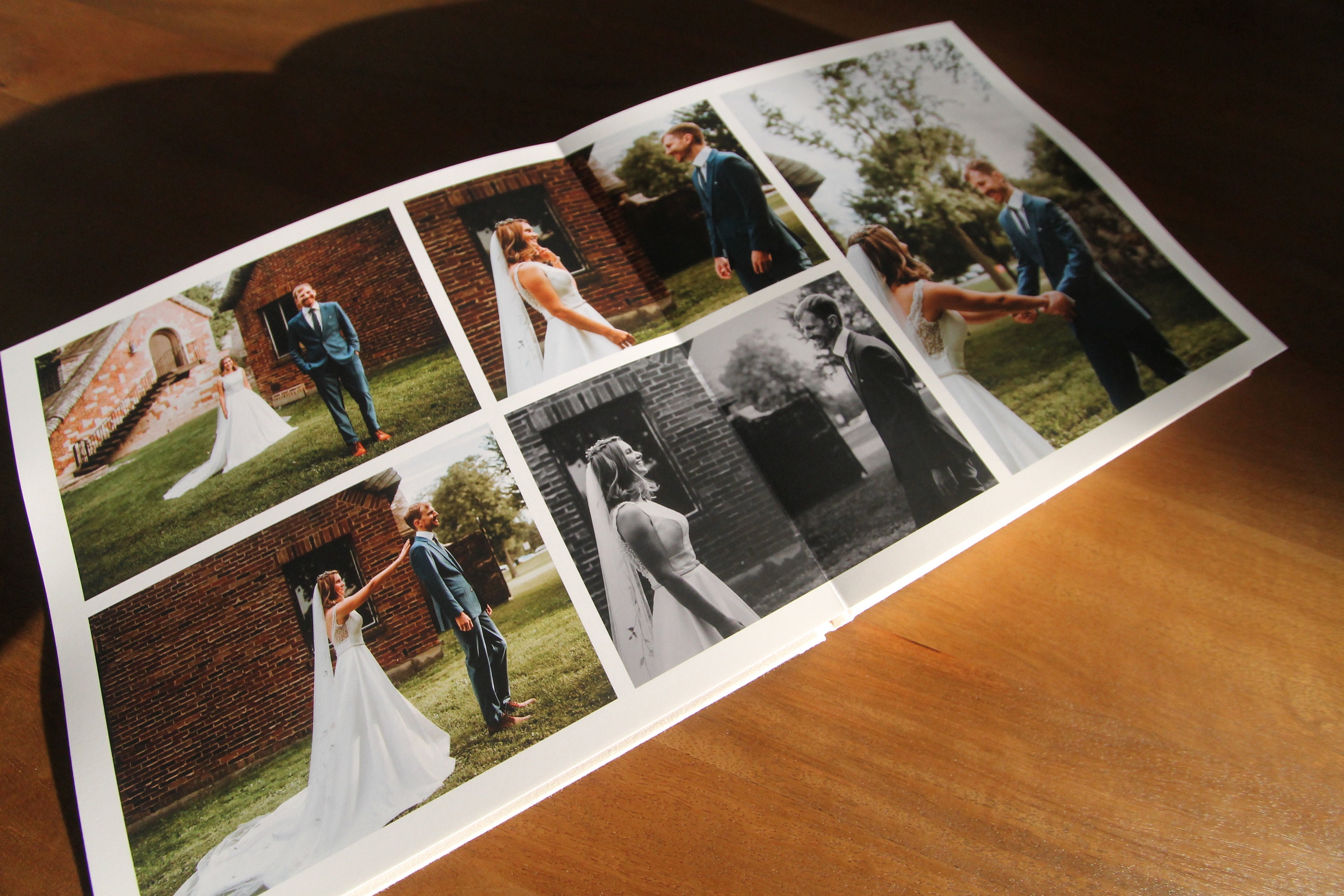 10x10 Photo Album Template - Classic Asymmetry Style - Instant Download ...