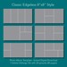 8x8 Photo Album Template - Classic Edgeless Style - Instant Download ...