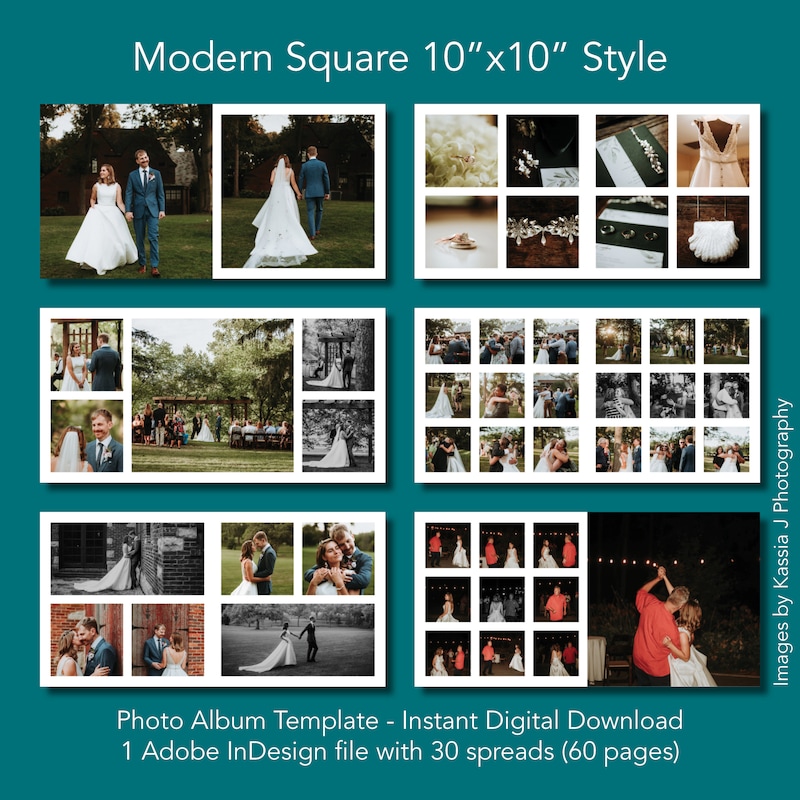 Square Album Template - Etsy