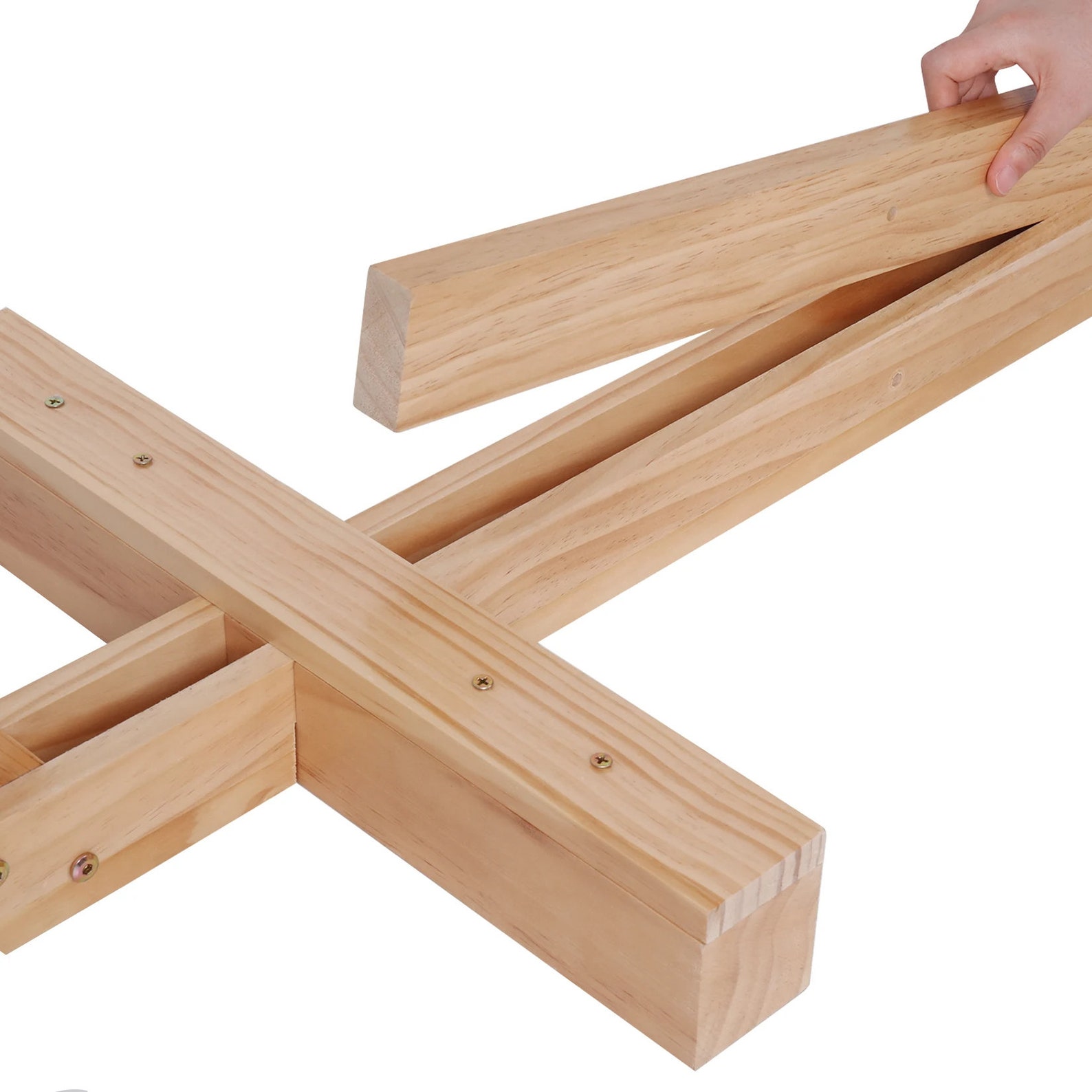 Backdrop Stand Hexagonal Wooden Wedding Ceremony Arch Bridal Party ...