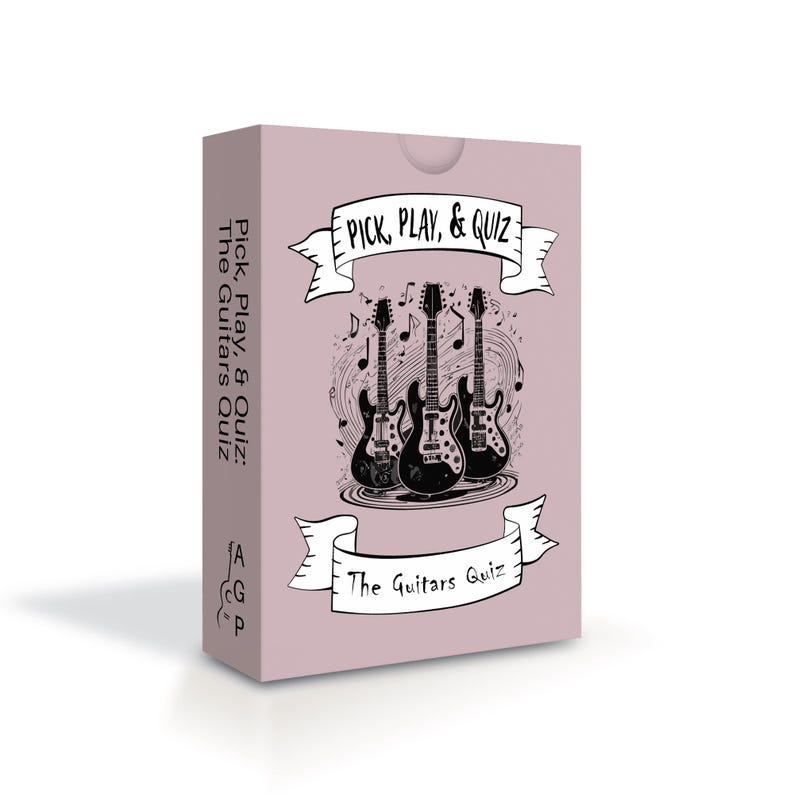Pick, Play & Quiz: Trivia Card Game for Electric Guitar Lovers - Etsy ...