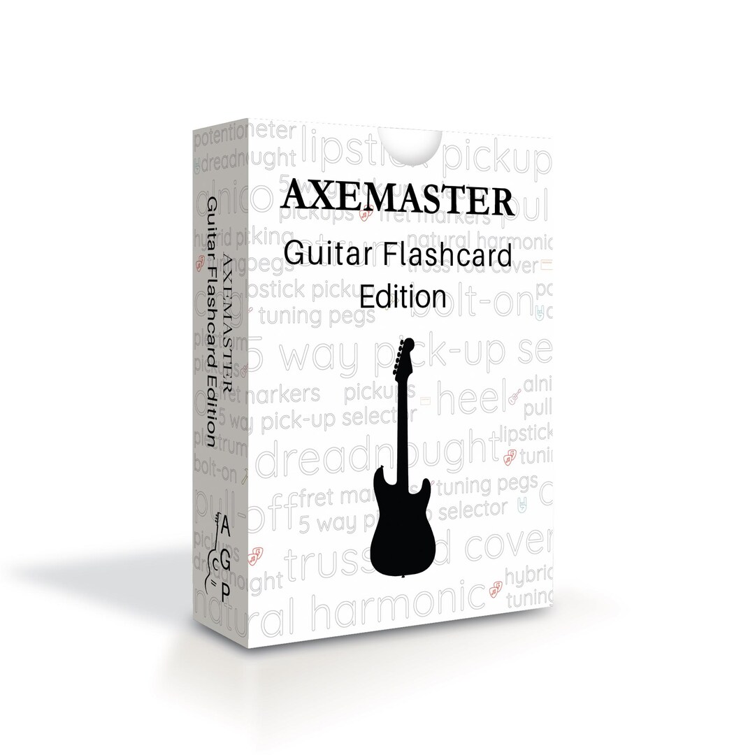 Axemaster Guitar Card Game: Flashcard Trivia Gift for Musicians - Etsy