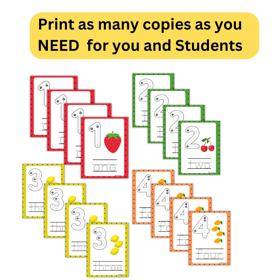 Numbers 1 to 10 Printable Worksheet Students Learning Educational ...
