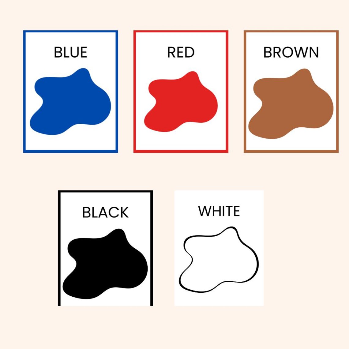 Printable Colors Flash Cards: Classroom Homeschool Wall Decor Classroom ...