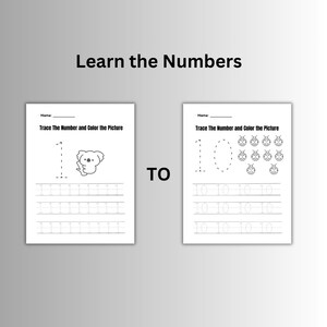 Trace Numbers 1 to 10 Printable and Downloadable Worksheet Teacher ...