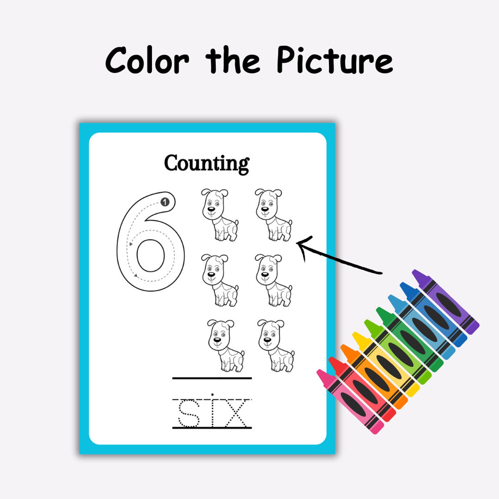 Number Tracing Worksheet 1-20: Fun Learning Activity Printable Kids ...