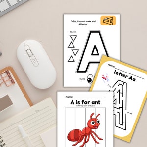 ABC Power Pack: Write, Trace & Learn the Alphabet Letters Aa Printable ...