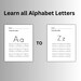 Alphabet Letters A to Z Printable and Downloadable Learn Write Trace ...