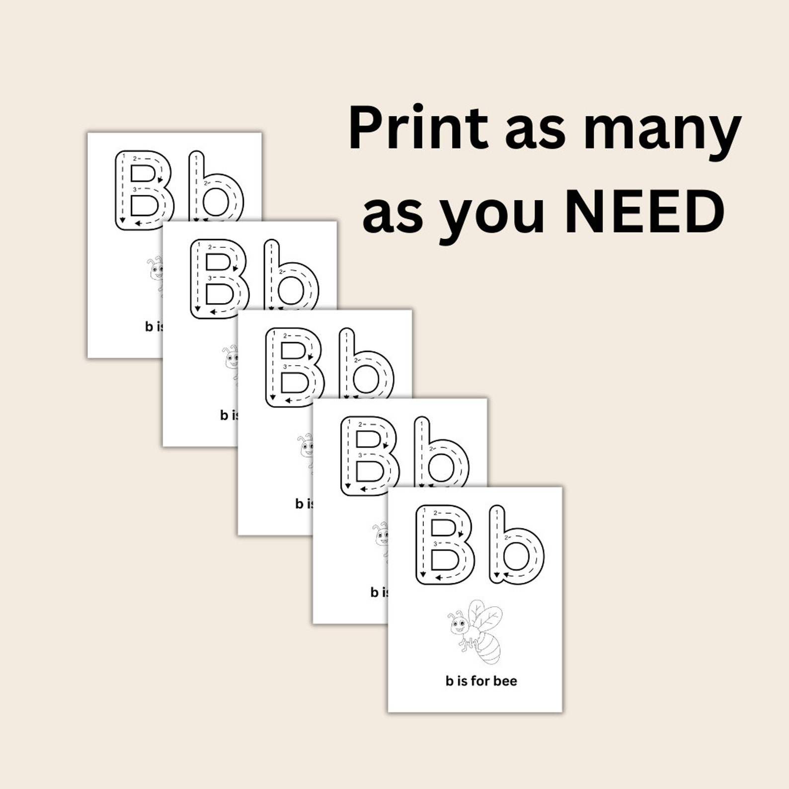 Alphabet Printable Letters Worksheet Trace, Color and Read Small ...