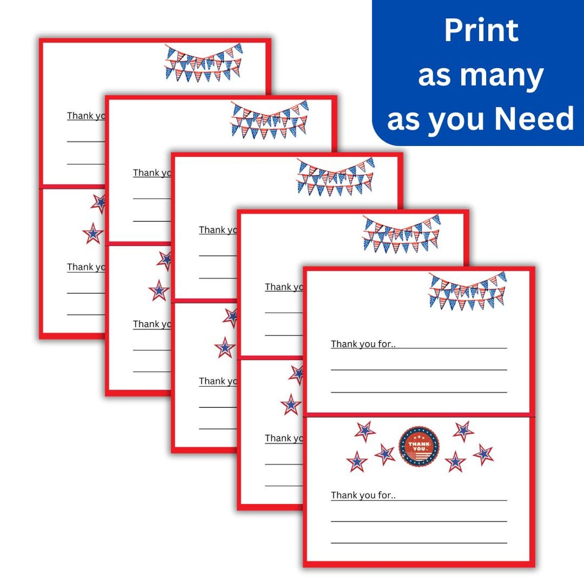Veterans Day Printable Cards Give Gratitude This Memorial Day Cards for ...