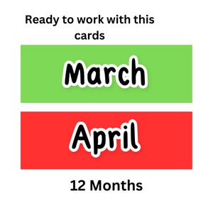 12 Months of the Year Printable Worksheet Educational Material Download ...